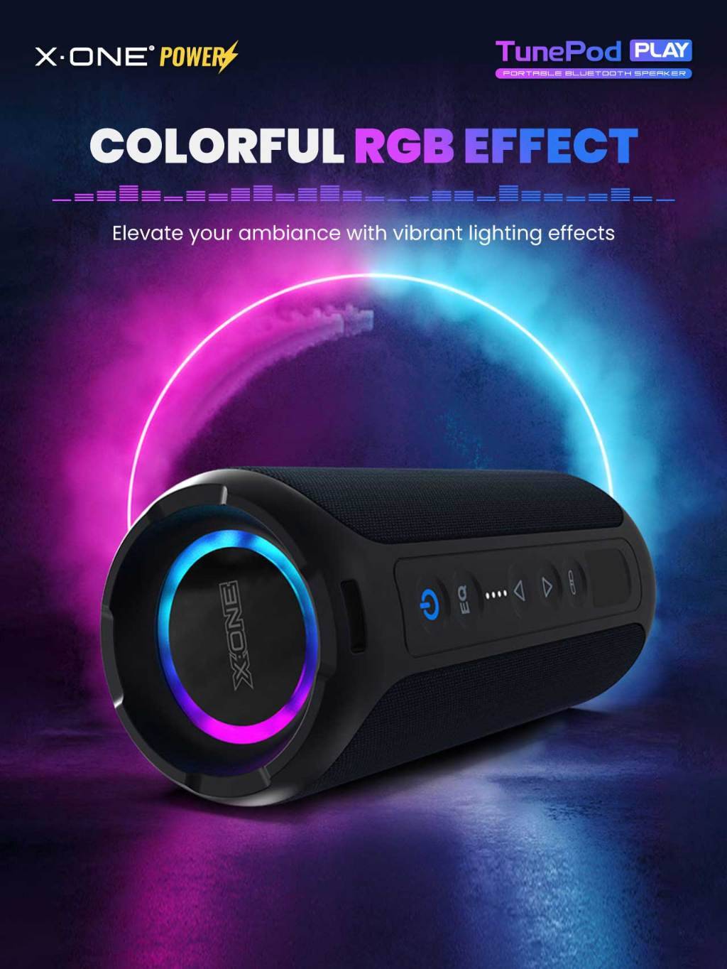 X.One Tunepod Play 360° Stereo Immersive Sound Speaker | X-One ...